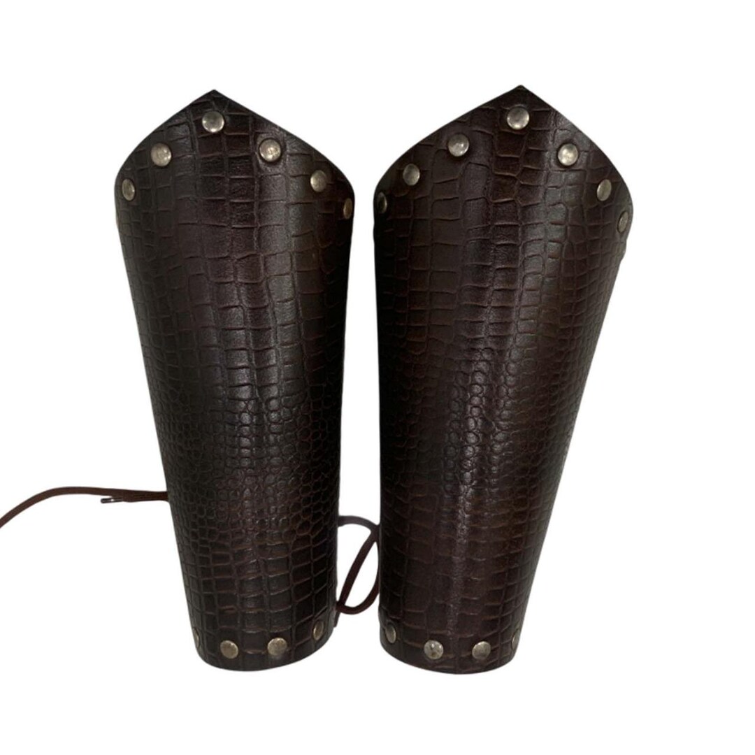 Medieval Knight Arm Guard Bracers Leather Vambraces Wrist Guard Role ...