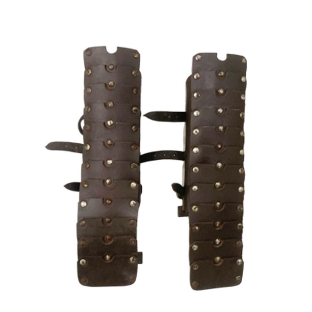 Medieval Samurai Arm Guard Bracers Leather Vambraces Wrist Guard Role ...