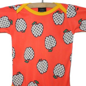 Vintage / Handmade / Bodysuit / Apple / Baby Clothes Red Delicious - Etsy
