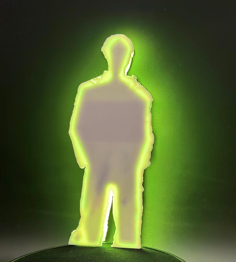 Color-changing Bang Chan LED Silhouette Light: Stray Kids K-pop Decor ...
