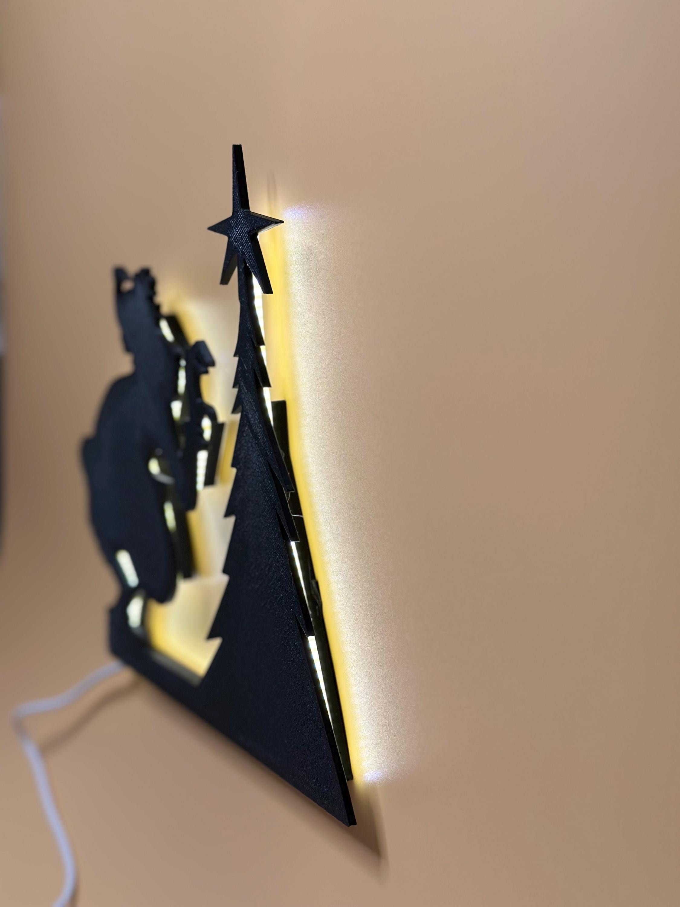 Grinch Silhouette USB Dimmer Light: Festive Christmas Decor for Holiday ...