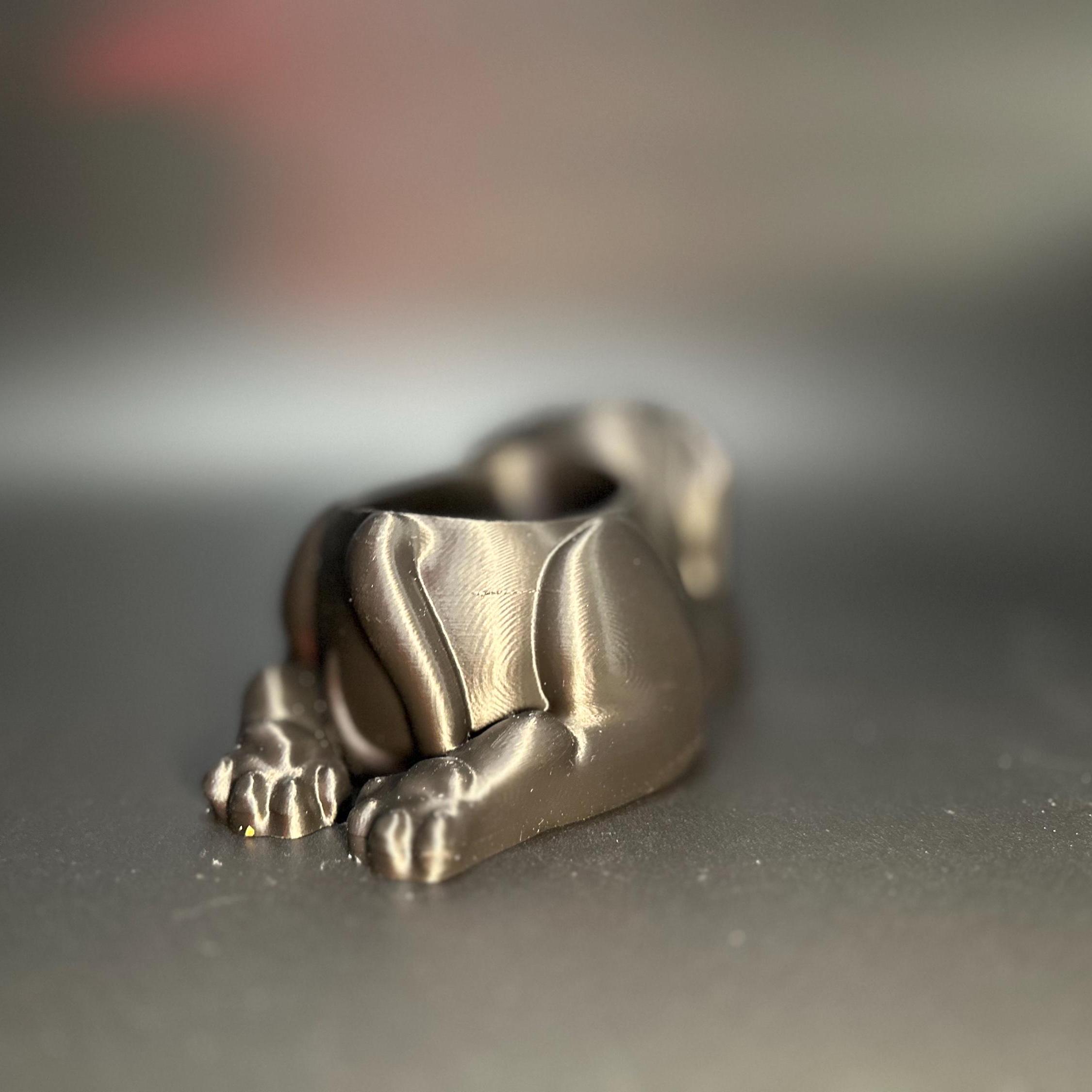 Black Labrador Planter: 3D Printed Succulent Pot, Dog Lover Gift - Etsy