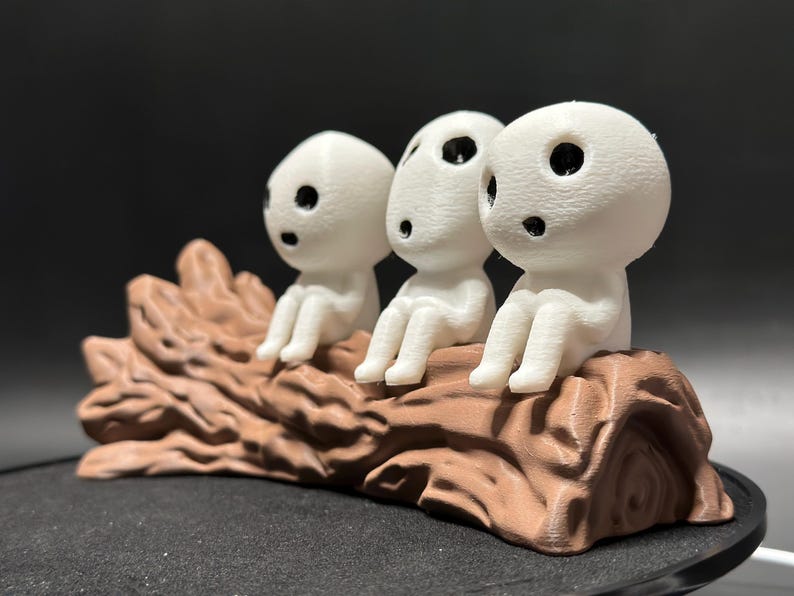 Enchanted Forest Kodama Night Light: Whimsical Glowing Woodland Spirits ...