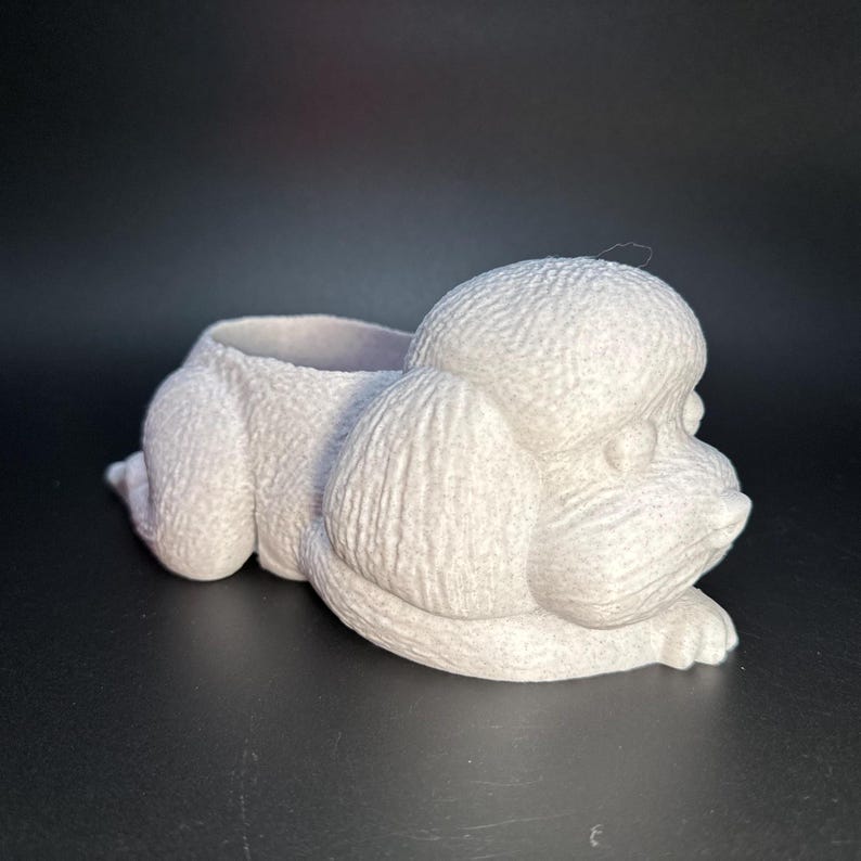 Unique Planter: Poodle – Succulent & Desk Companion for Dog Lovers - Etsy