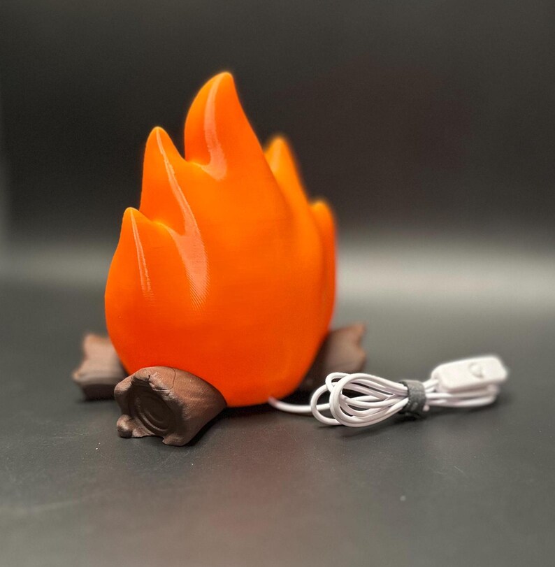 Enchanted Flame Spirit Lamp: Magical Illumination for Fantasy Lovers ...