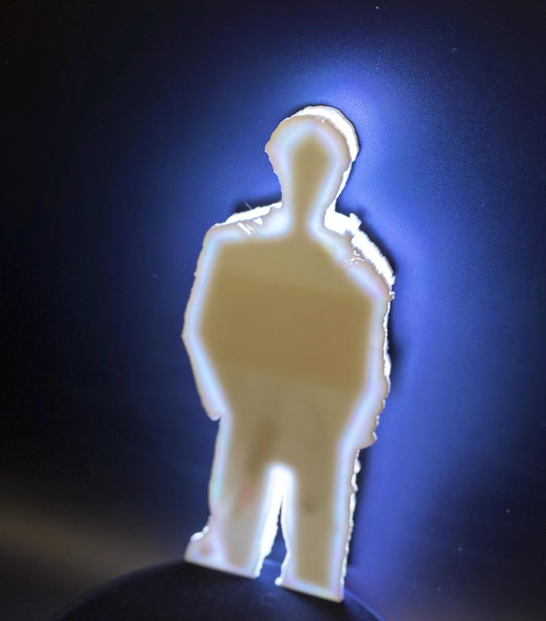 Color-changing Bang Chan LED Silhouette Light: Stray Kids K-pop Decor ...
