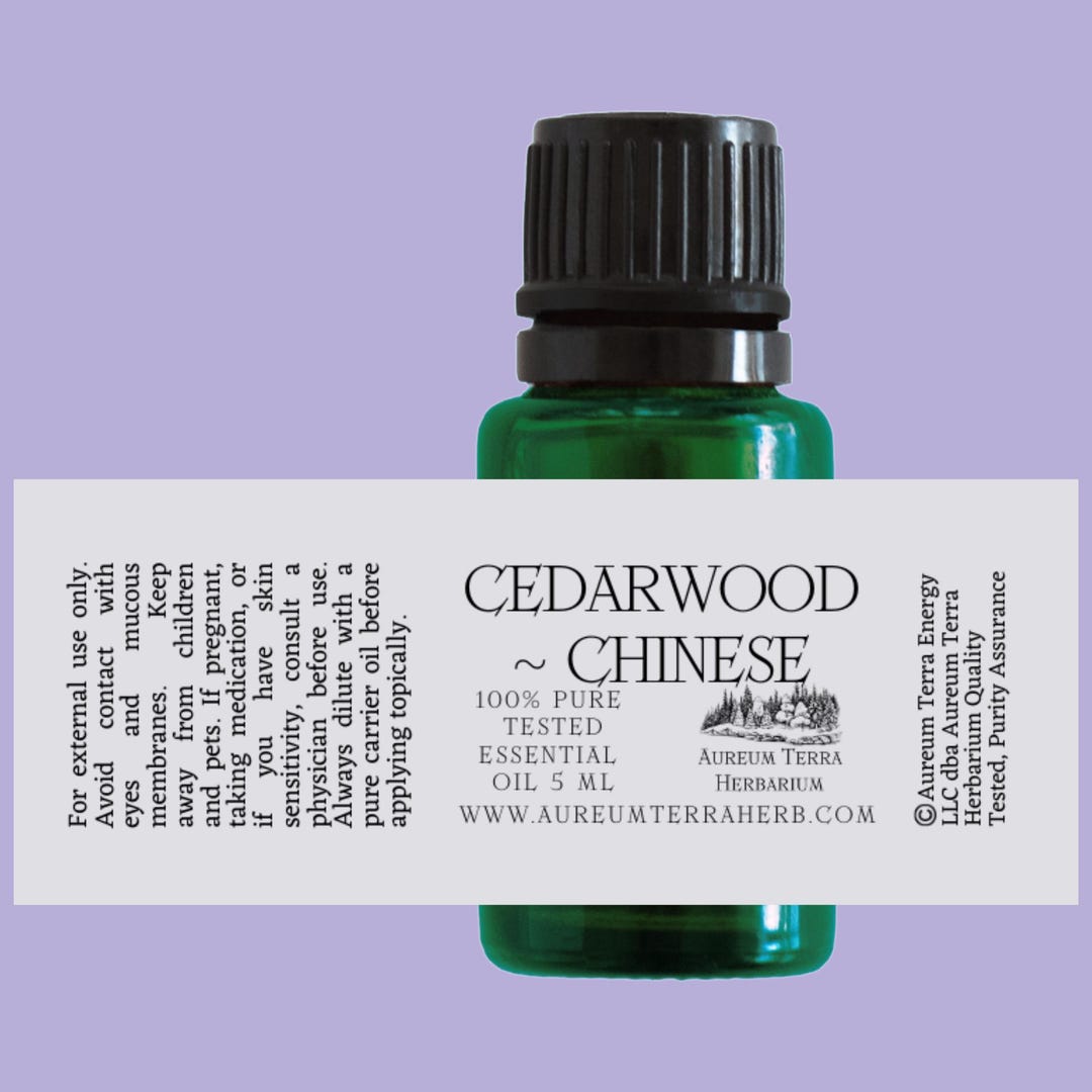 Pure Cedarwood Chinese Essential Oil ~ 100% Pure Therapeutic Grade - Etsy