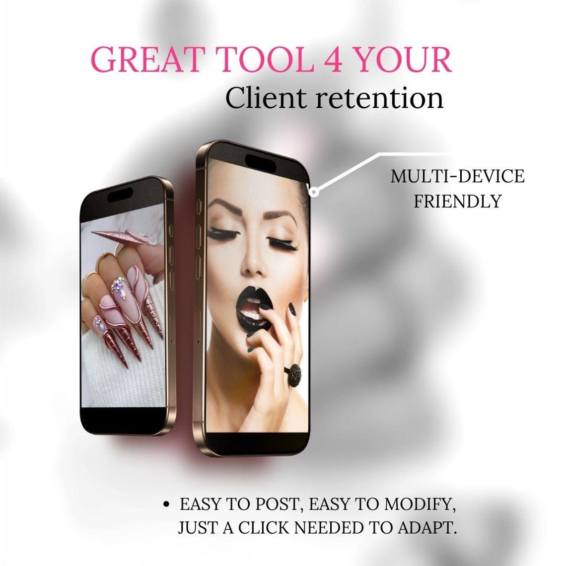 Nail Tech Tips Instagram Templates | Nail Artist Instagram Manicurist ...