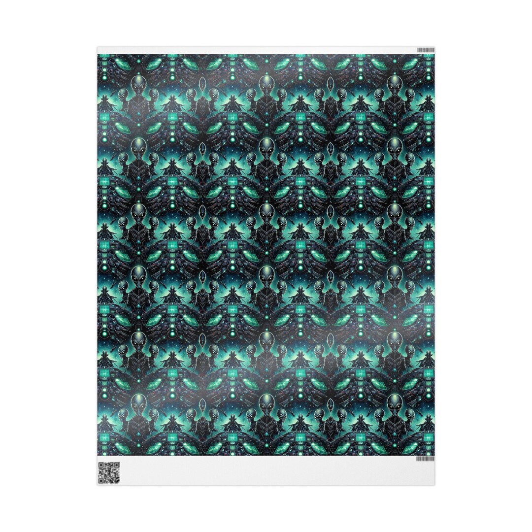 Alien Themed Wrapping Papers - Etsy