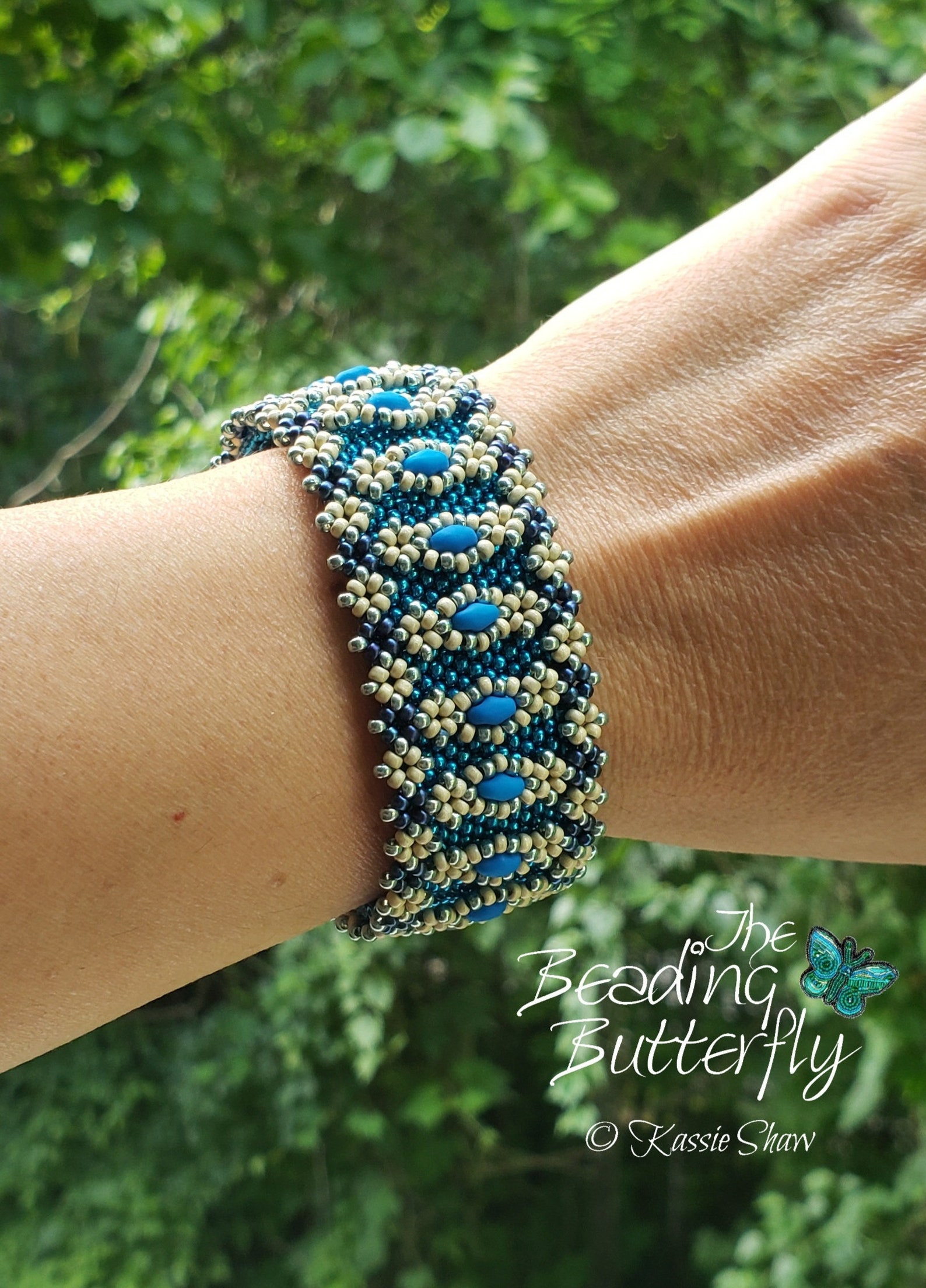 Escalera Double Right Angle Weave DRAW Ladder Cuff - Etsy