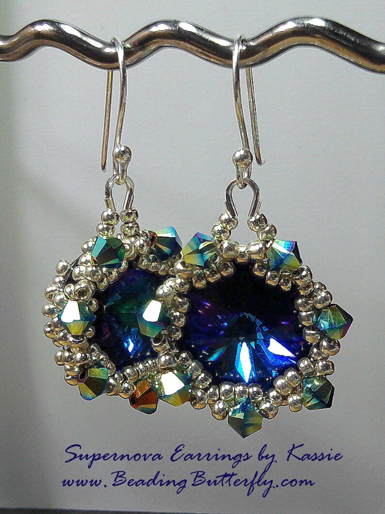 Supernova Earrings Tutorial - Digital Download - Etsy