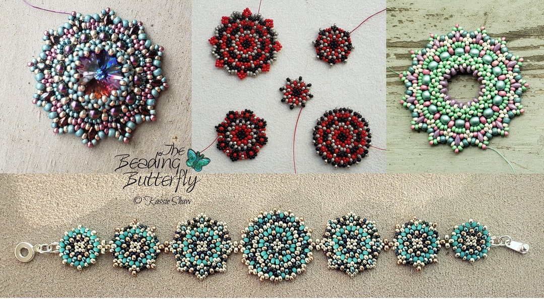 Mandala Madness Part 1 and 2 Discounted - Circular Peyote and DRAW With ...