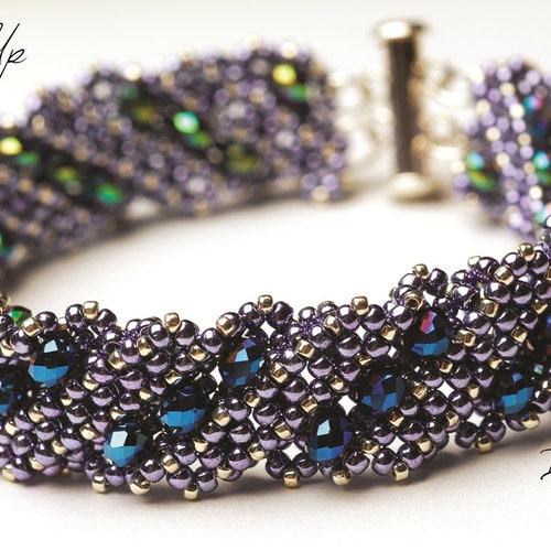 Fold Me up Reversible Bracelet Tutorial Diagonal Faux - Etsy UK