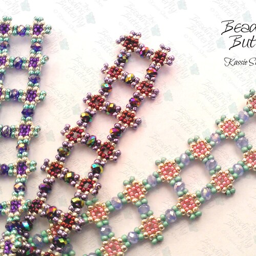 Romantique Ladder Bracelet and Earring Tutorial Digital - Etsy