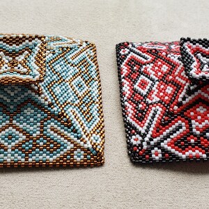 Compass Dish - Intermediate Circular Peyote Bowl Pattern - Etsy