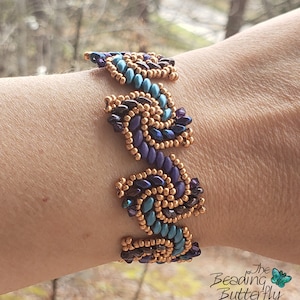 Chinese Dragon Bracelet Tutorial - Intermediate Beading Pattern for ...