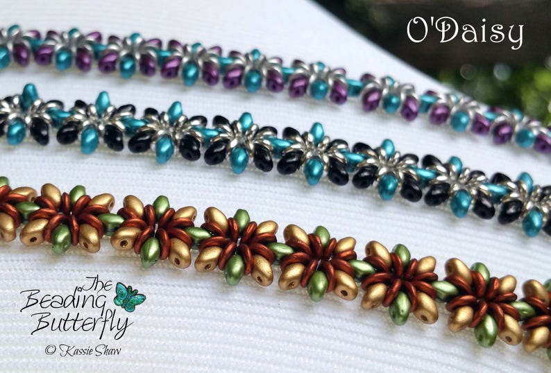 O'daisy Bracelet Tutorial Beginner Beading Pattern - Etsy