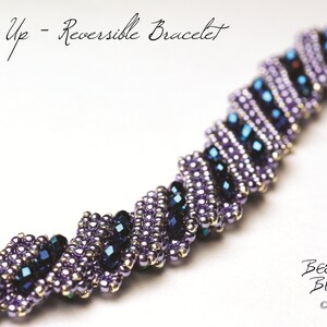 Fold Me up - Reversible Bracelet Tutorial - Diagonal Faux Right Angle ...