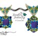 Fae's Trinket Beaded Pendant Beading Tutorial Peyote Butterfly Bail ...