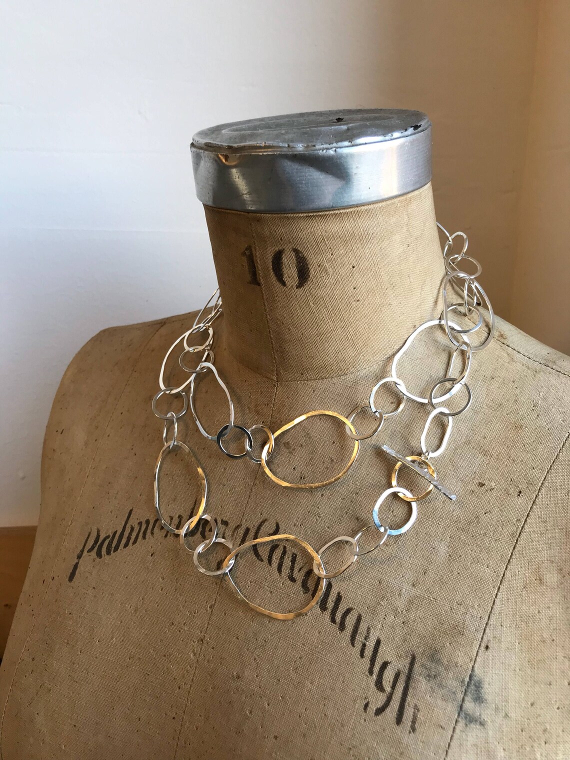 Sterling Silver Handmade Linked Chain - Etsy Canada