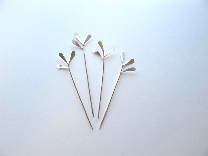 Flora Cocktail Picks in Sterling Silver - Etsy