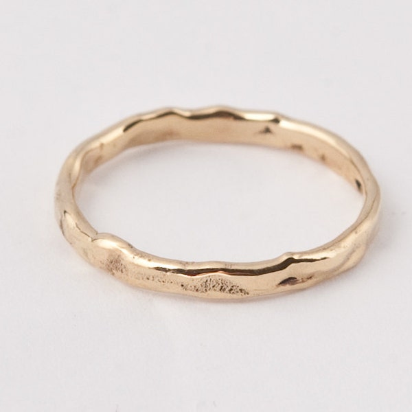 Organic Wedding Ring - Etsy