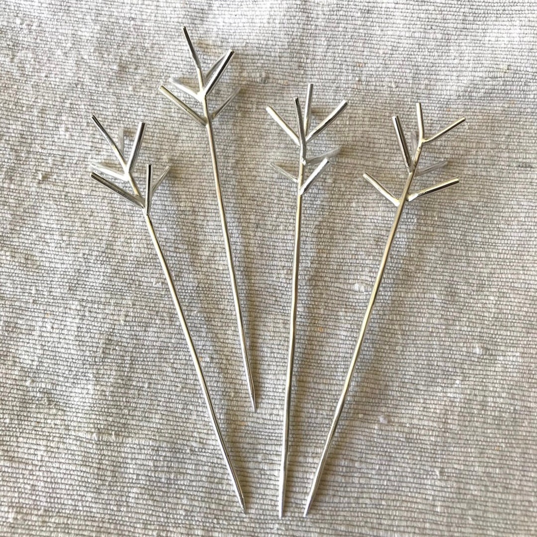 Moderne Cocktail Picks in Sterling Silver - Etsy