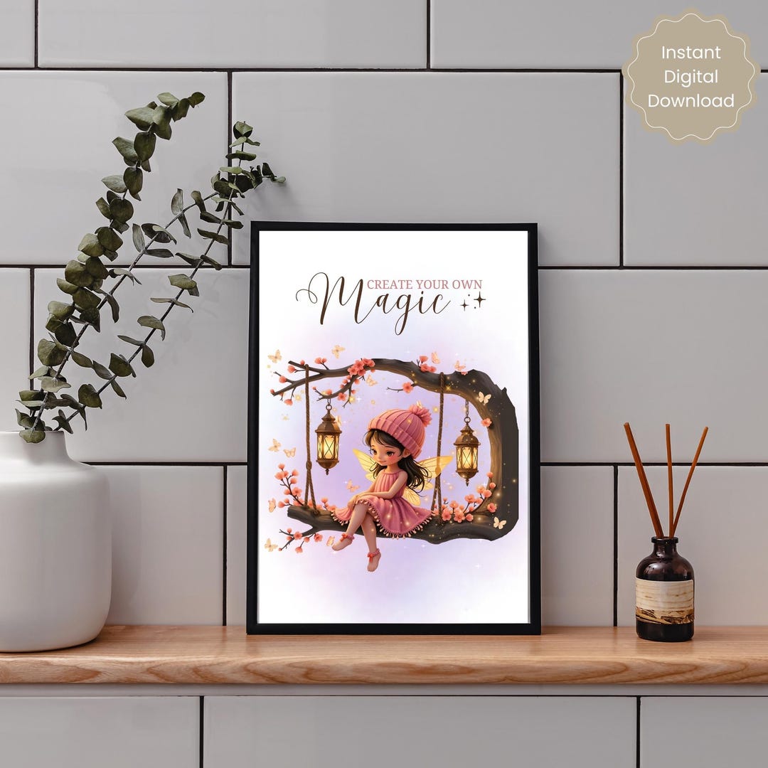 Printable Positive Affirmations Poster for Niece |fairy Themed ...