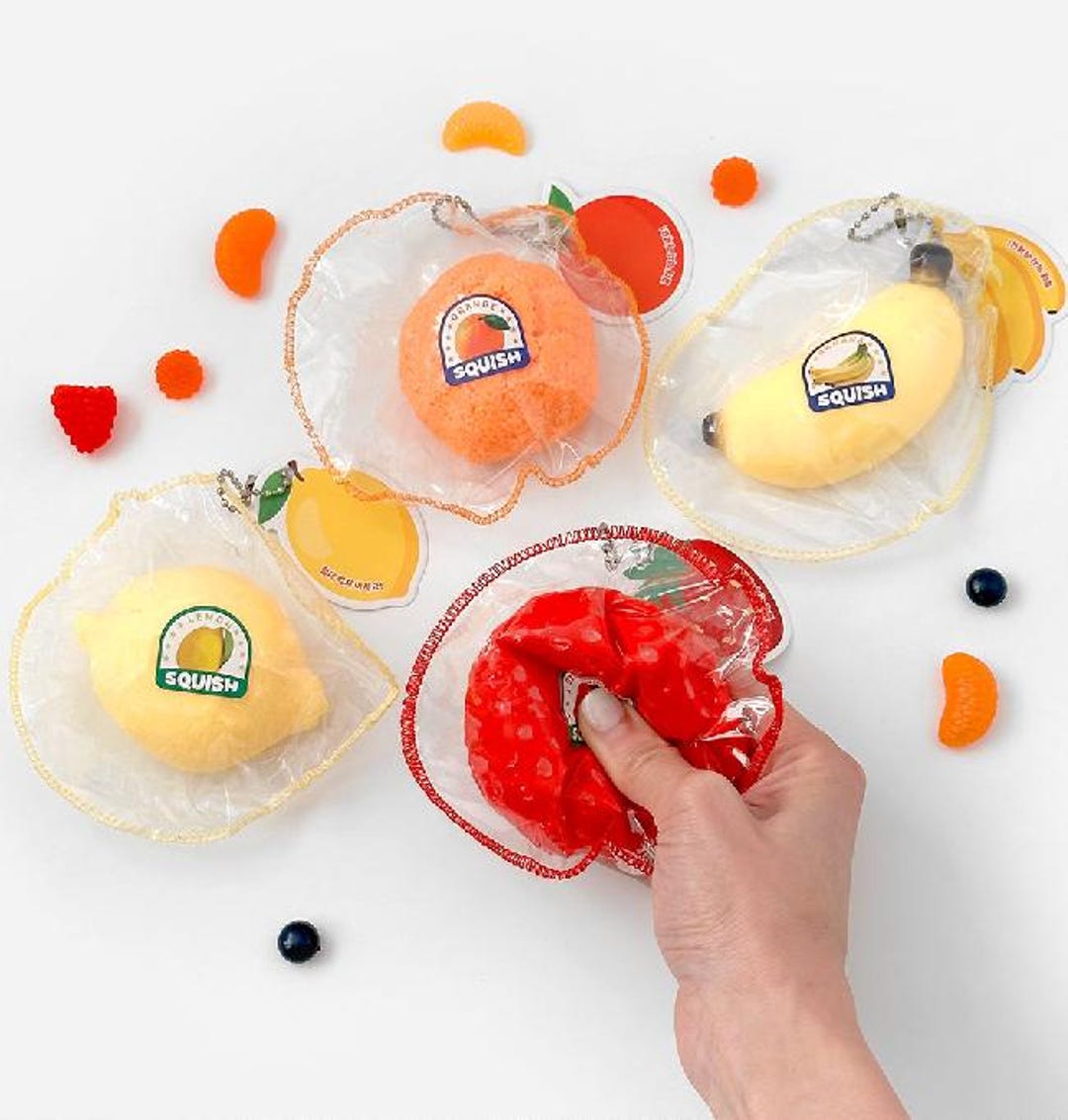 Fruit Squish Toy | Stress Relief Sensory Squeeze - Etsy