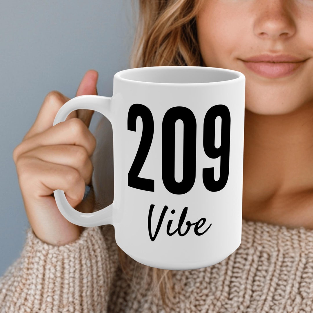 209 Area Code Stockton Pride Mug Gift for Her Him, Unique Mug Gift for ...