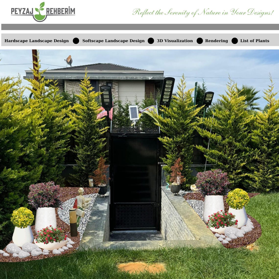 Custom Landscape Design: Personalized Garden Planting Plan (digital PDF ...