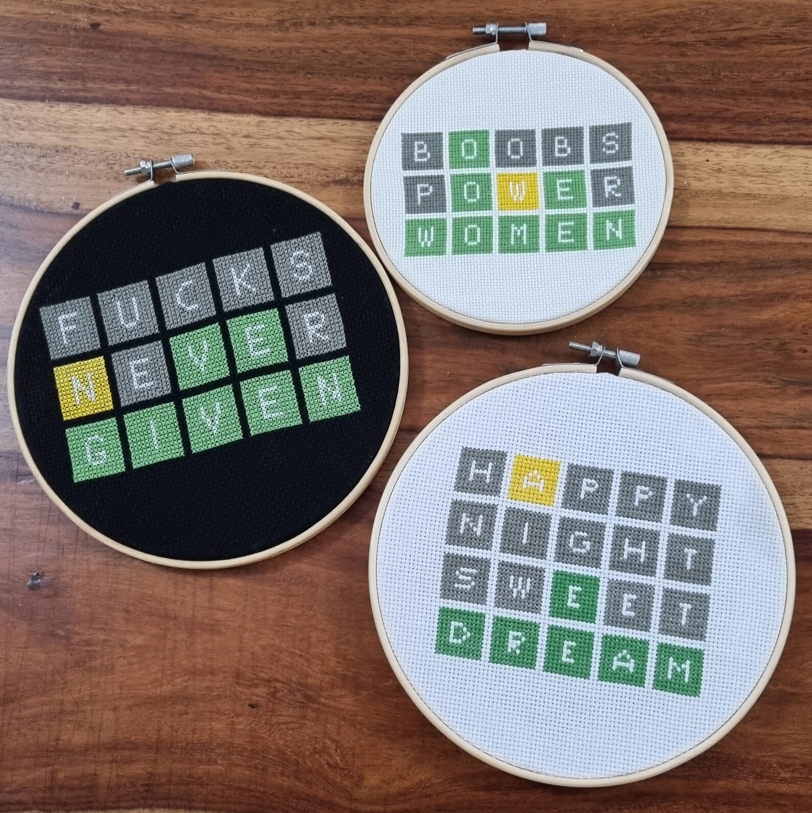 Full Alphabet - Wordle Cross Stitch Pattern, Xstitch Counted Chart ...