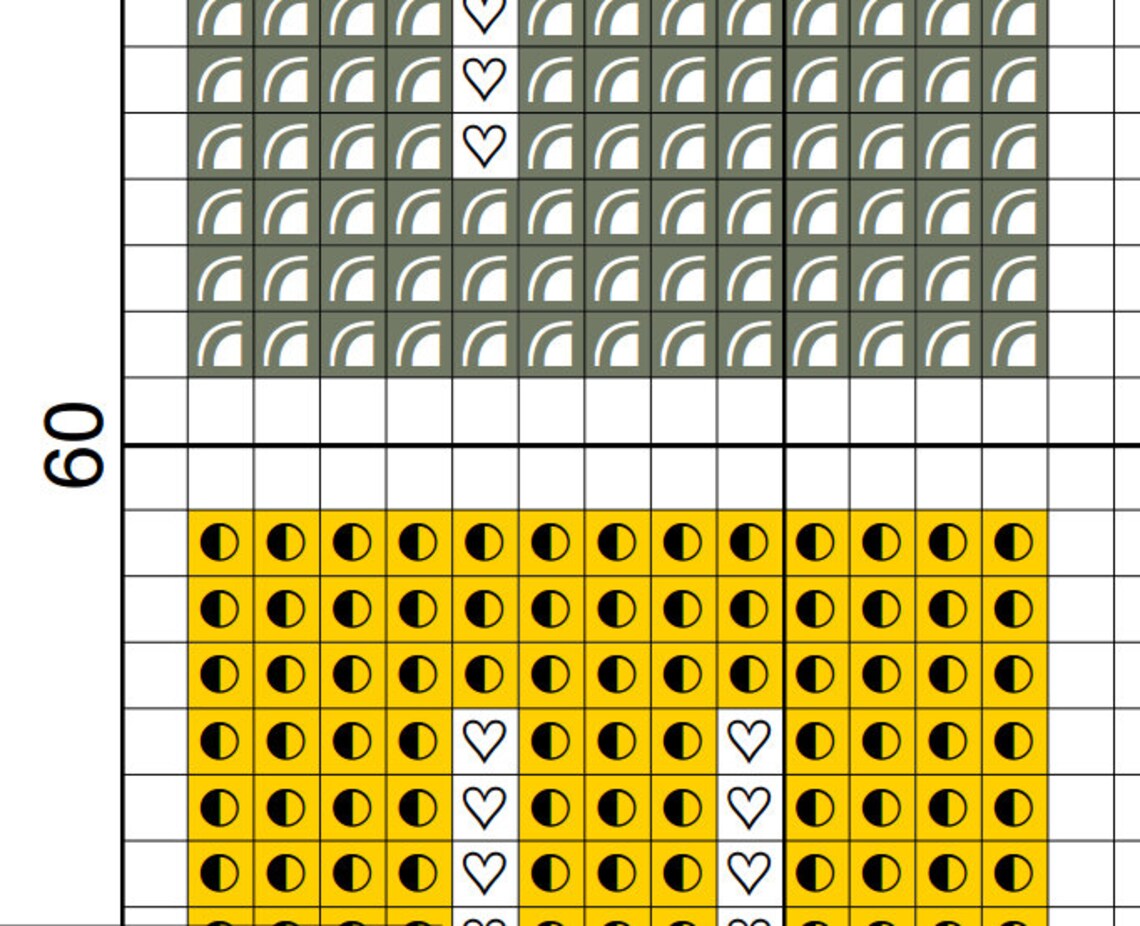 Full Alphabet - Wordle Cross Stitch Pattern, Xstitch Counted Chart ...