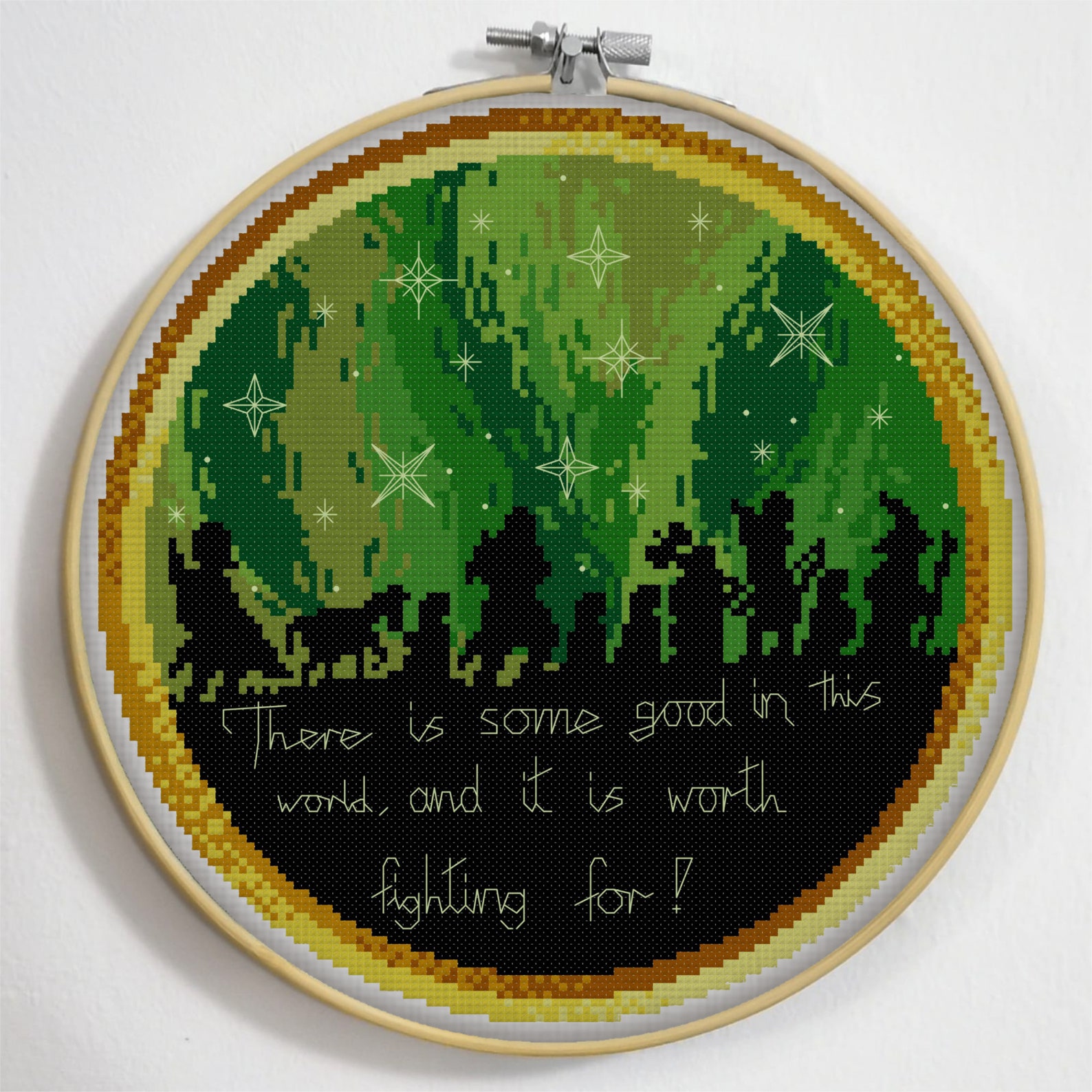 Lord of the Rings LOTR Hobbit Counted Cross Stitch Pattern | Etsy