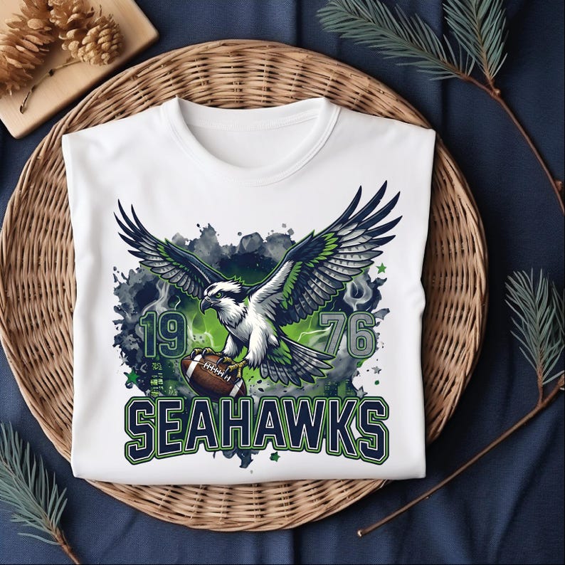 Seahawks Football Eagle DTF Heat Transfer, Ready to Press - Etsy