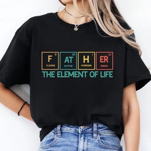 Father Element Iron on Transfer, Science Dad Ready to Press, Periodic ...