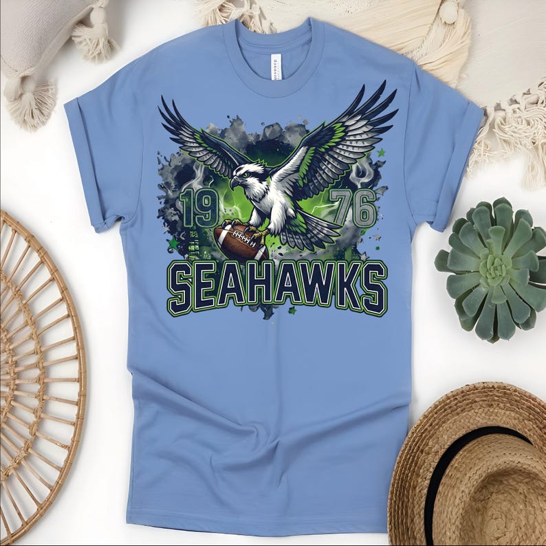 Seahawks Football Eagle DTF Heat Transfer, Ready to Press - Etsy