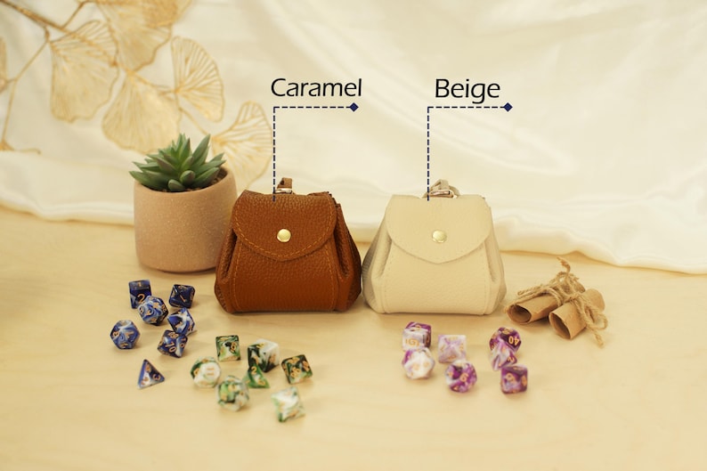 Personalized Leather Dnd Dice Bag, Custom Engraved RPG Pouch, Tabletop ...