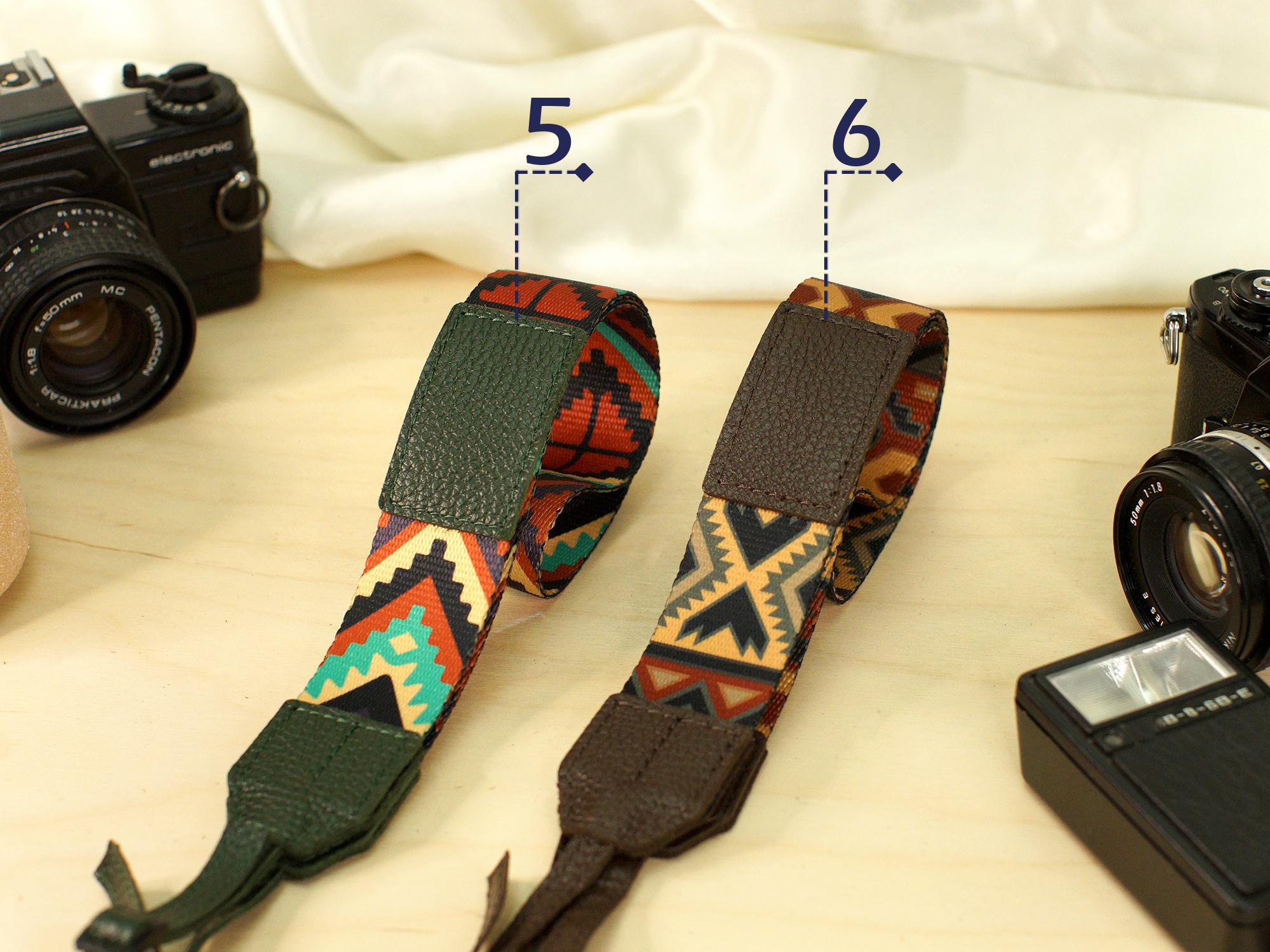 Camera Strap, Printed Pattern Camera Straps With Name or Logo Engraved ...