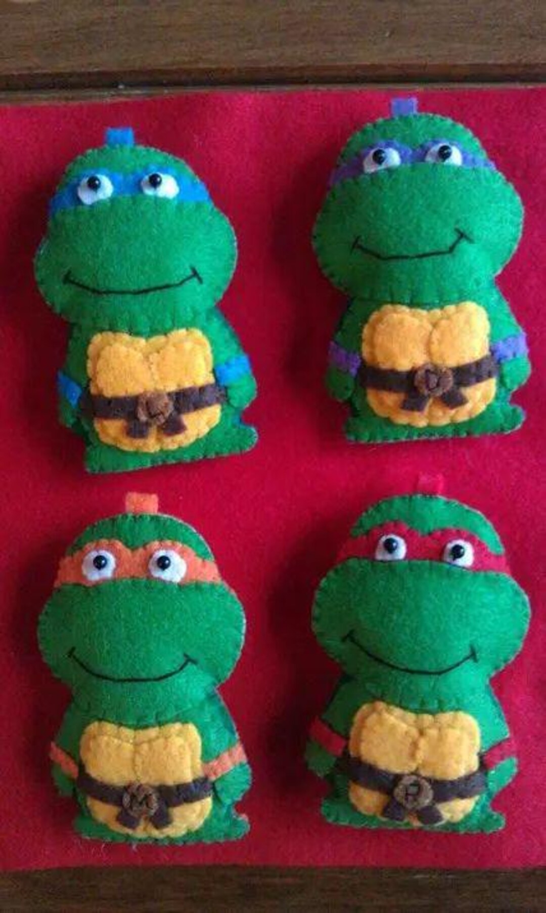 Teenage Mutant Ninja Turtles Inspired Made to Order - Handmade Felt ...