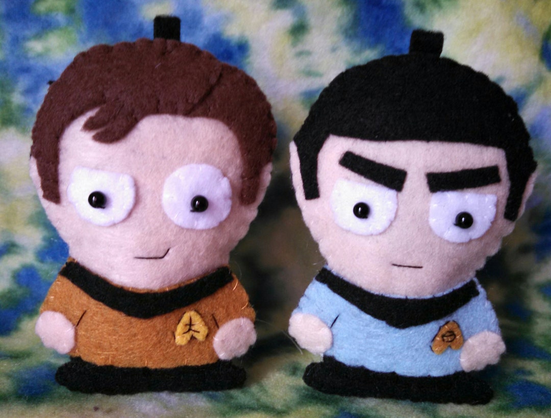 Made to Order - Handmade Star Trek Kirk Spock - 100% Hand Cut and Sewn ...