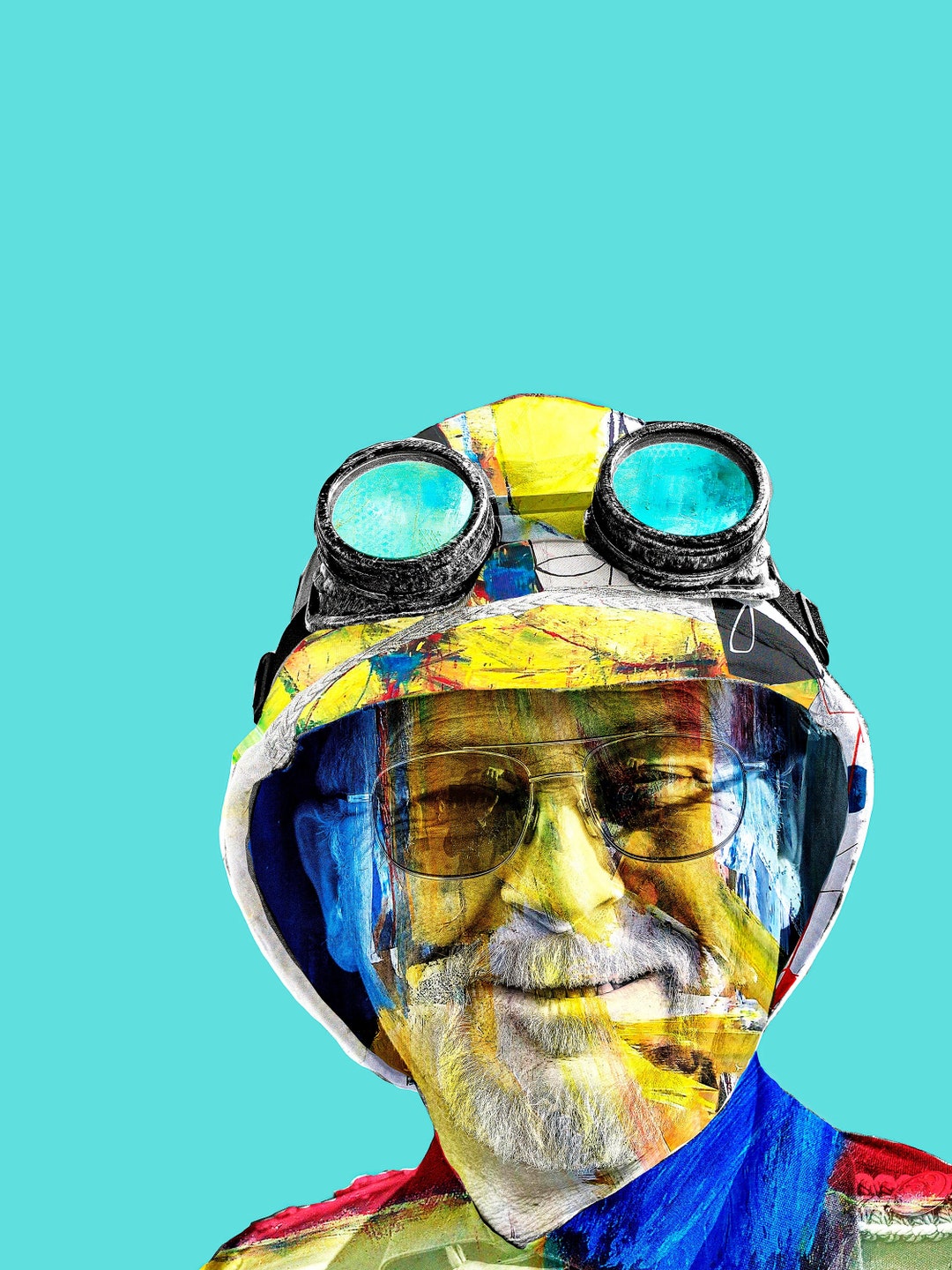 UNFAMILIAR FACES – Explorer - Pop Art, Collage, Mixed Media, Canvas Art ...