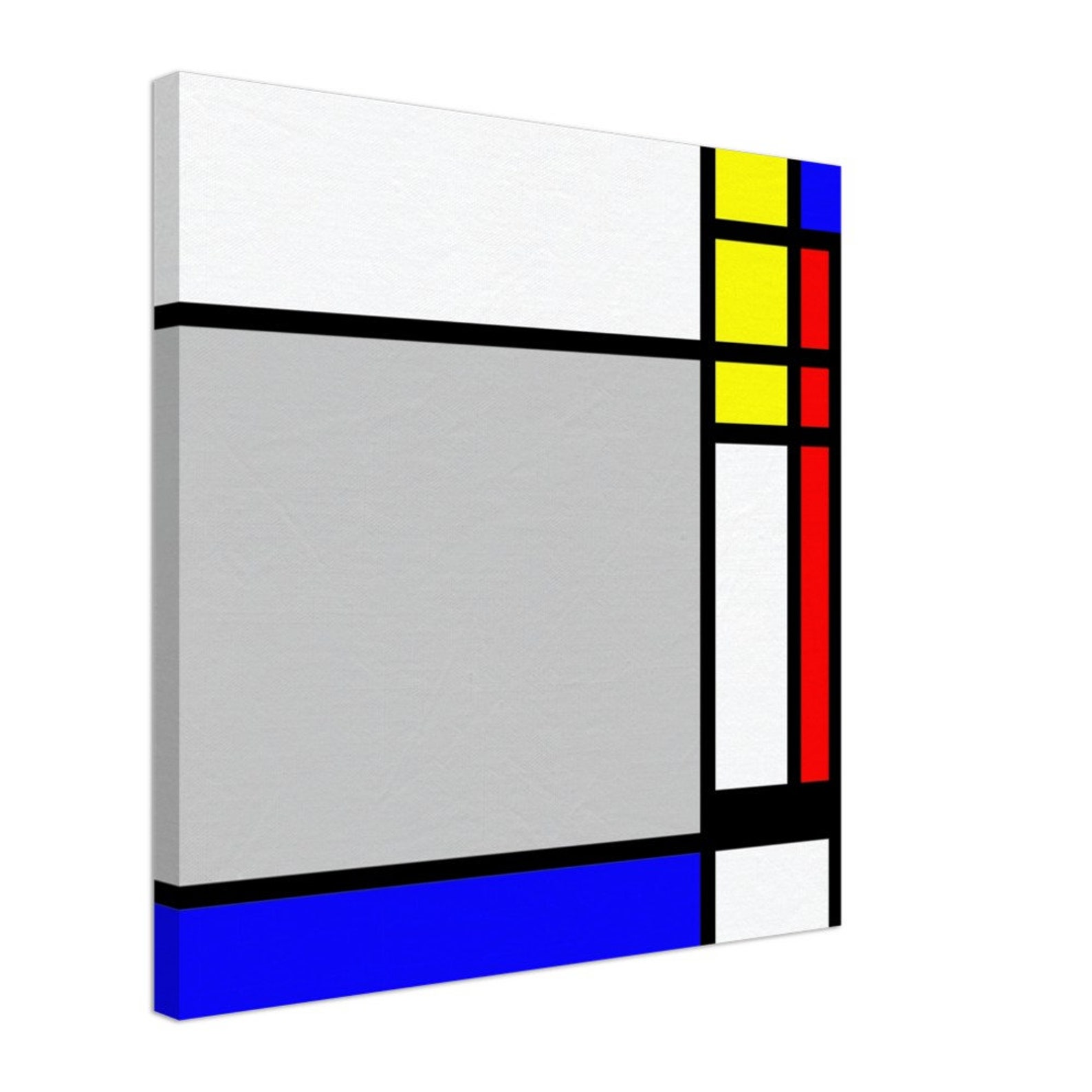 Abstract Geometric Art, Pop Art, Mondrian Style, Modernism, Canvas Art ...