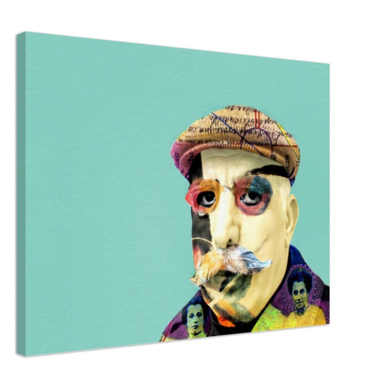 UNFAMILIAR FACES – Artiste - Pop Art, Collage, Mixed Media, Canvas Art ...