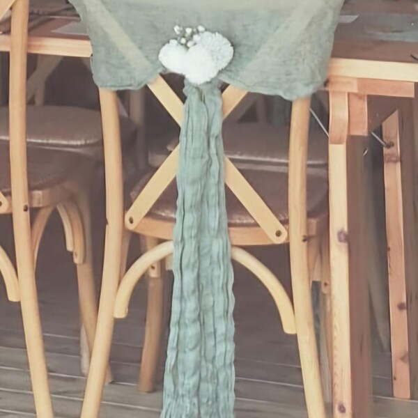 Wedding Chair Sash - Etsy UK