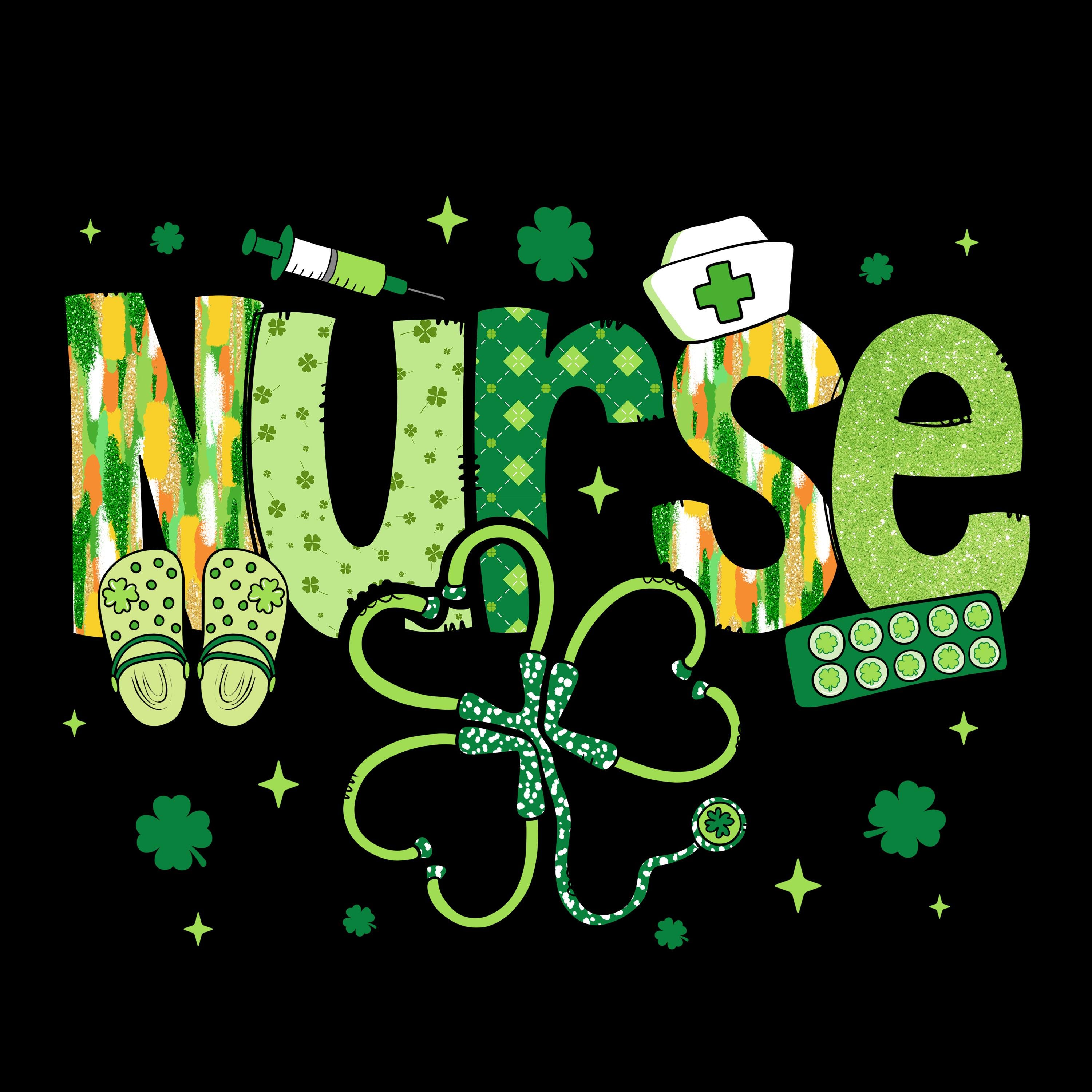 Nurse St Patricks Day Png, St Patricks Nurse Png, St Patricks Png, St ...