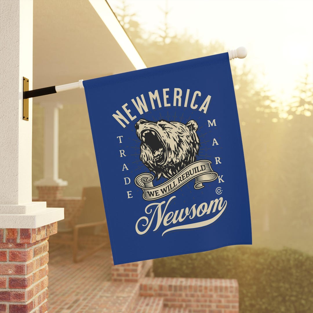 Election 2028 House Banner, Newsom Theme Outdoor Flag, Newmerica Home ...