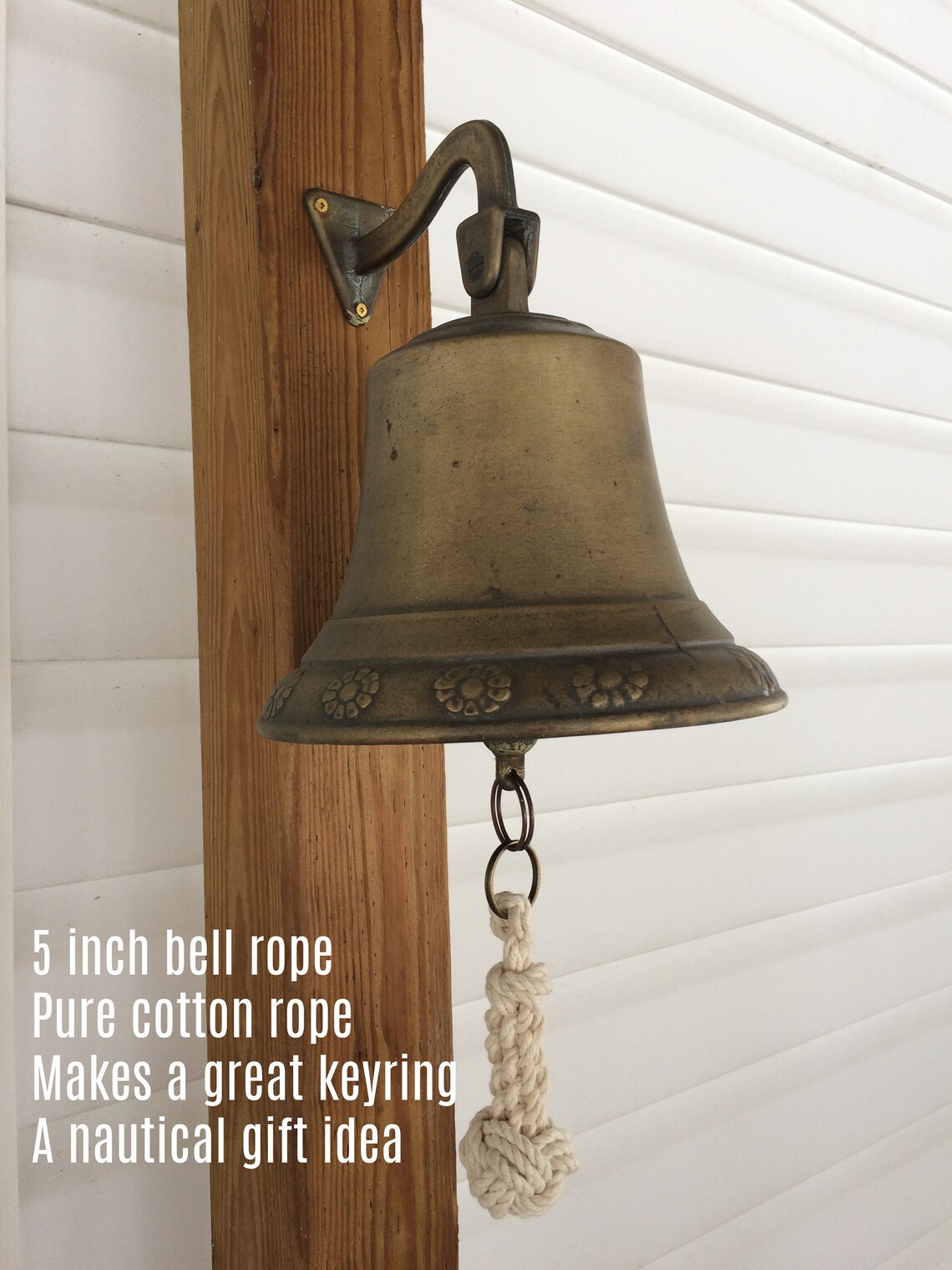 A Ship's Bell Rope for a Wall Bell a great Gift for any | Etsy