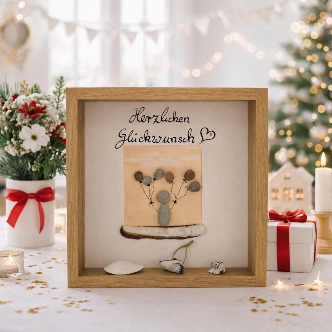 Stone Picture "congratulations" | Congratulations Gift | Nautical Stone ...