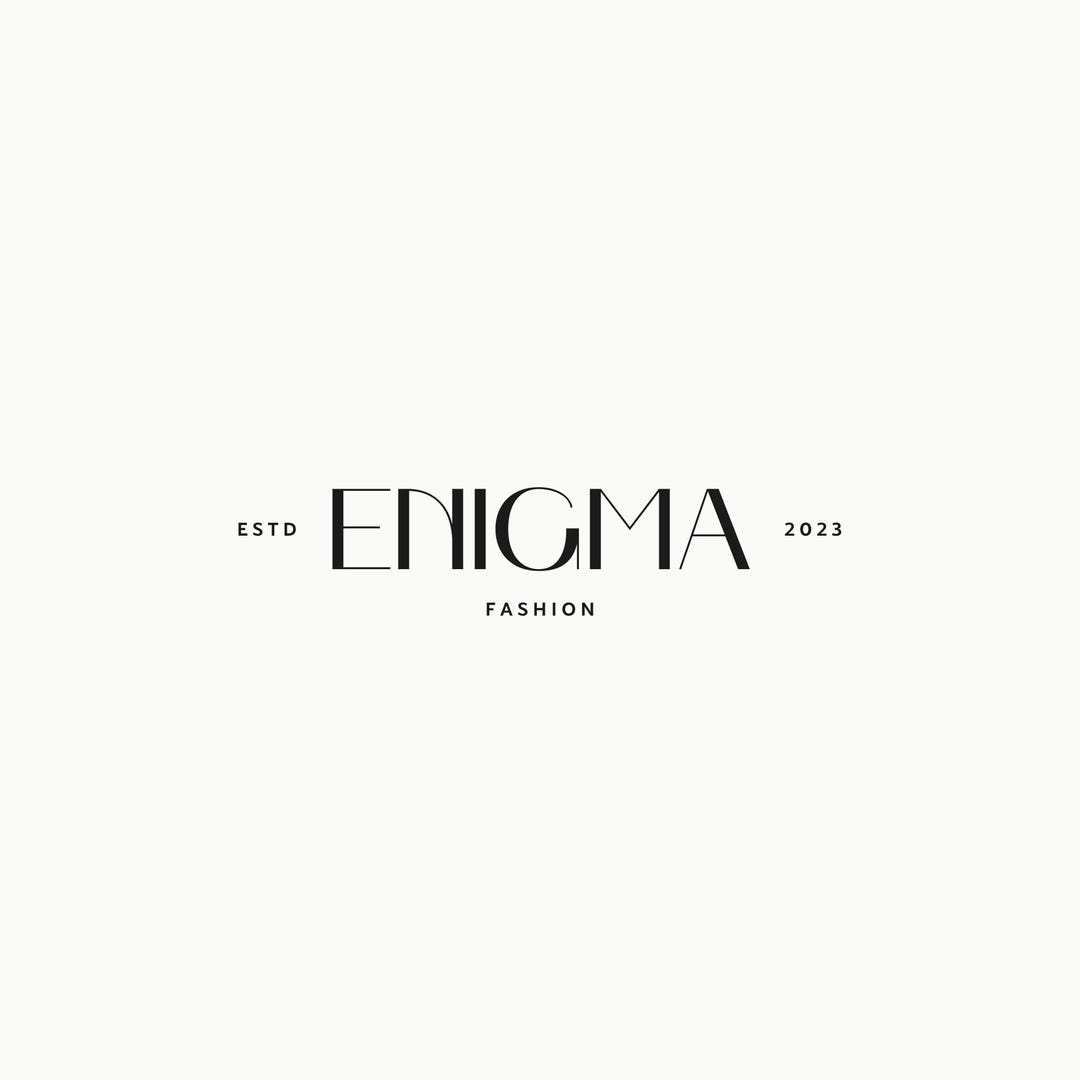 Premade Logo // Custom Logo Design, Text Only Logo, Minimalist Logo ...